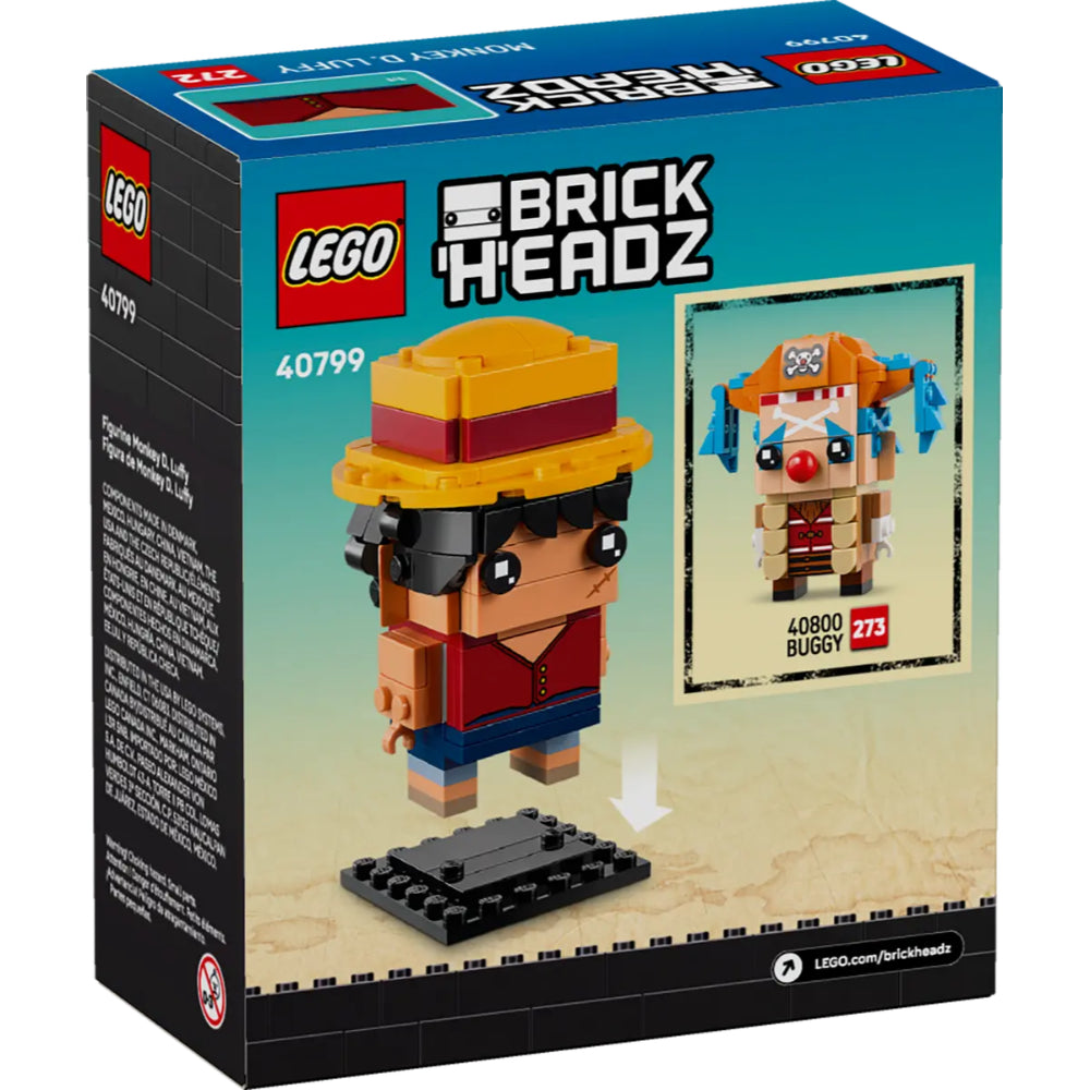 LEGO®Brick Headz: Figura De Monkey D. Luffy - LEGO — LEGO COLOMBIA