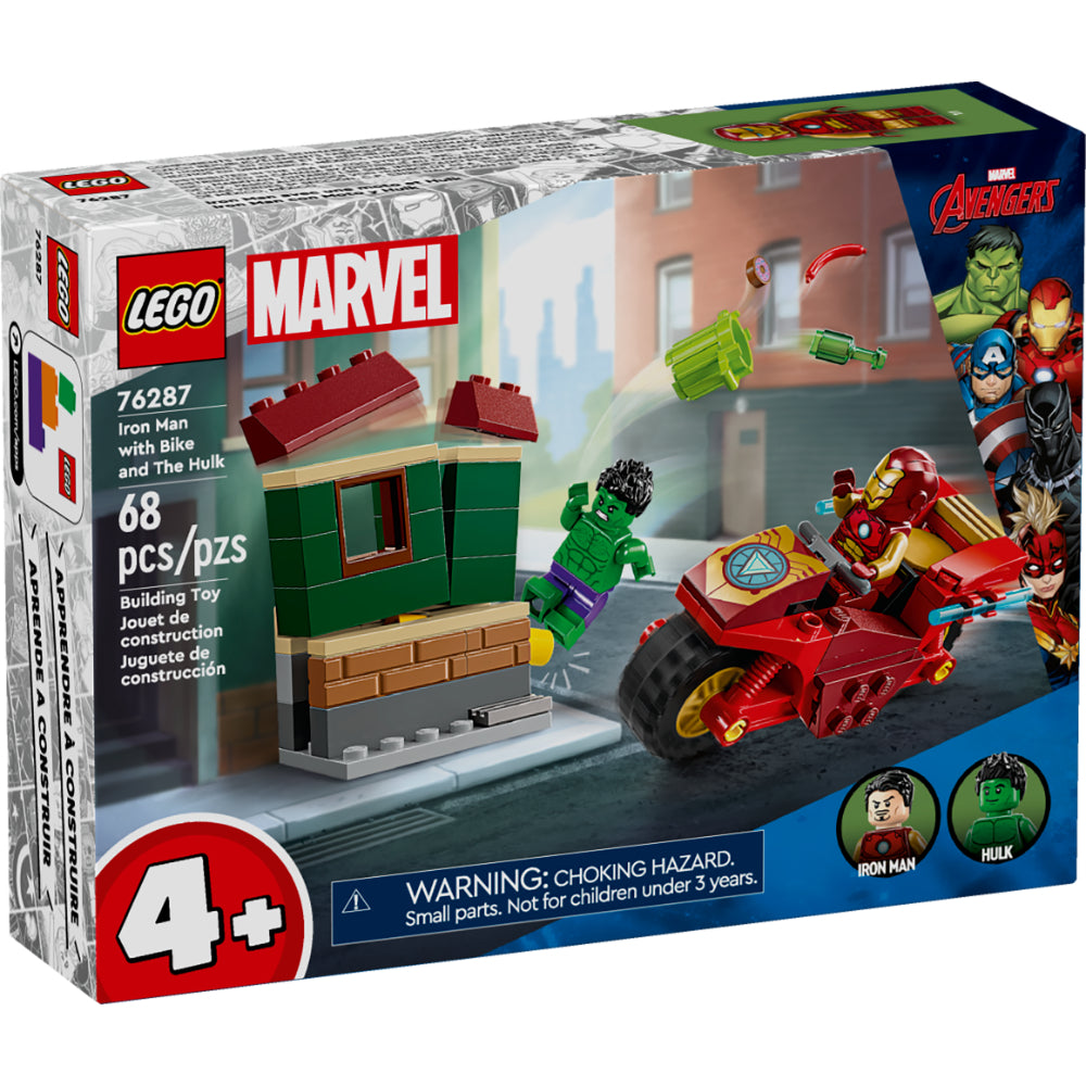 LEGO®Marvel Super Heroes: Iron Man Con Moto Y Hulk - LEGO — LEGO COLOMBIA
